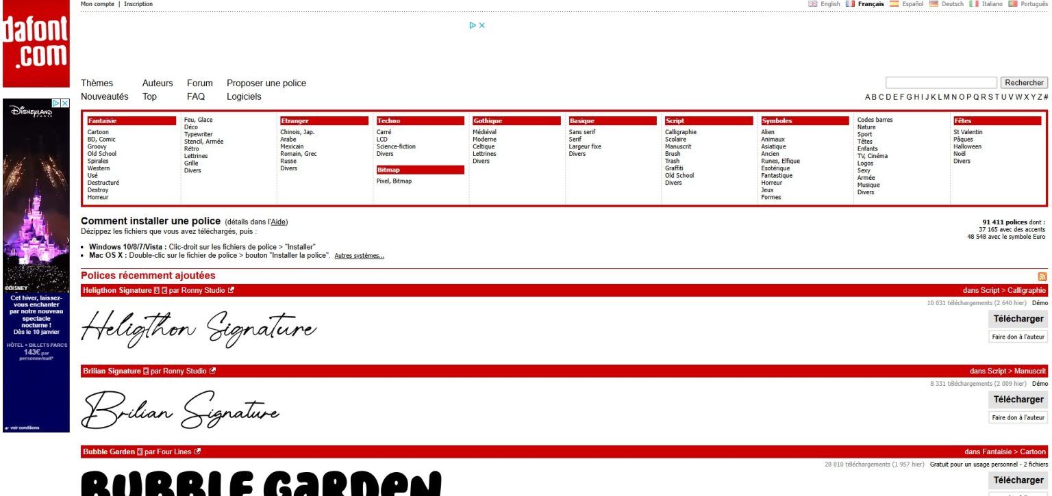 Qu'est-ce que DaFont : tout savoir sur cette plateforme - TCIC
